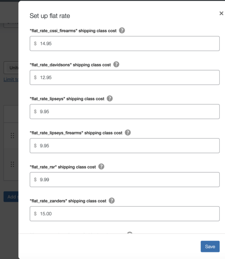 Shipping Setup - FFL Cockpit